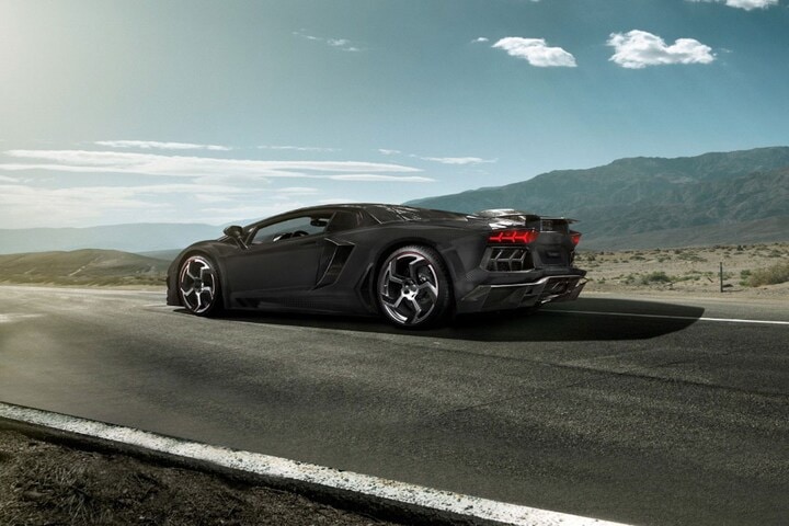 Lamborghini Aventador Carbonado Mansory Goes Stealth With