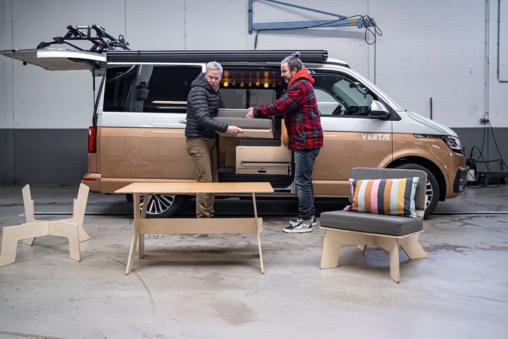 Volkswagen T6.1 Ventje (2023) - Camper op de brug Reportage - AutoWeek