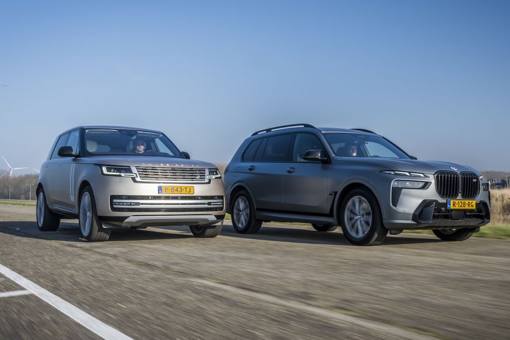 BMW X7 vs Range Rover - Vergelijkende Test - AutoWeek